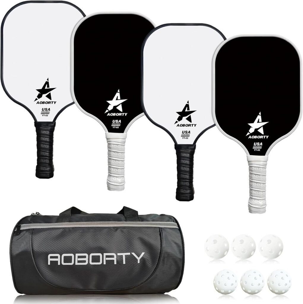 Serve Up Fun: The Ultimate 4-Pack Pickleball Paddles Review! - Pro ...