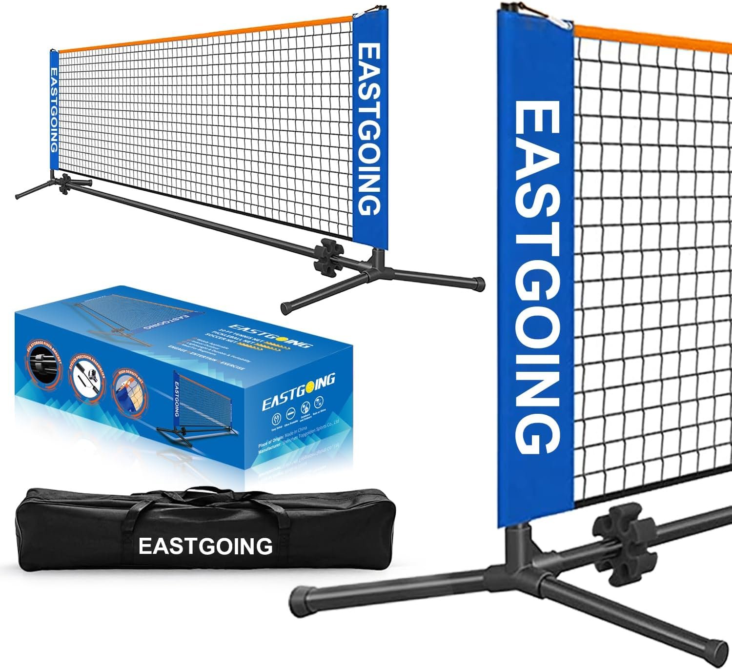 Score Big with the Eastgoing 10 ft Mini Portable Soccer Tennis Net: The ...