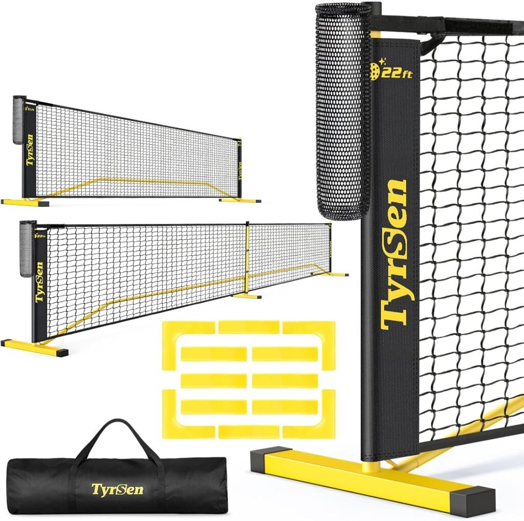 Serve Up Fun with the Ultimate Portable Pickleball Net: Your Driveway ...