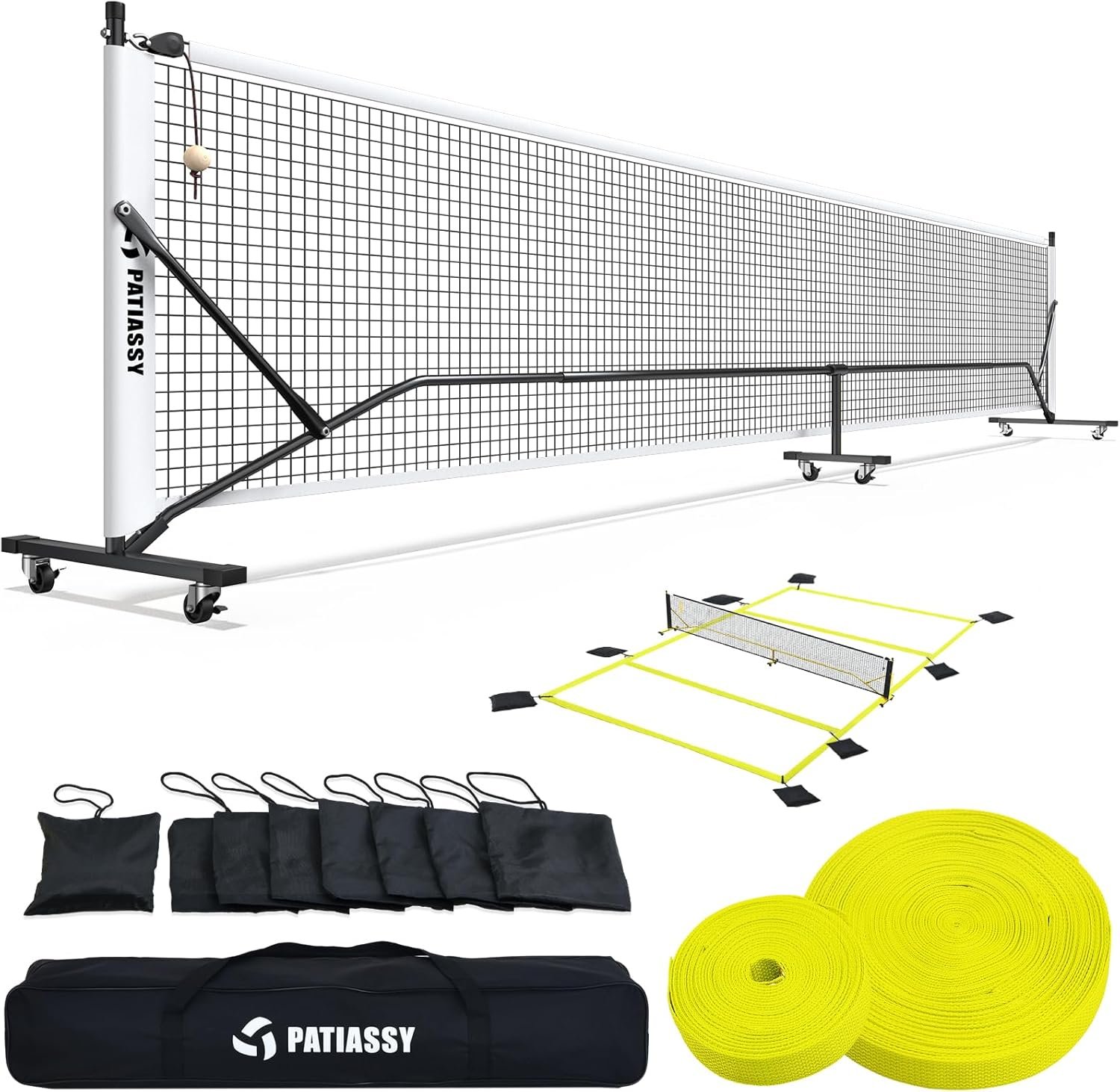 Serve Up Fun: The Ultimate Review of the Pickleball Net Set with Wheels ...