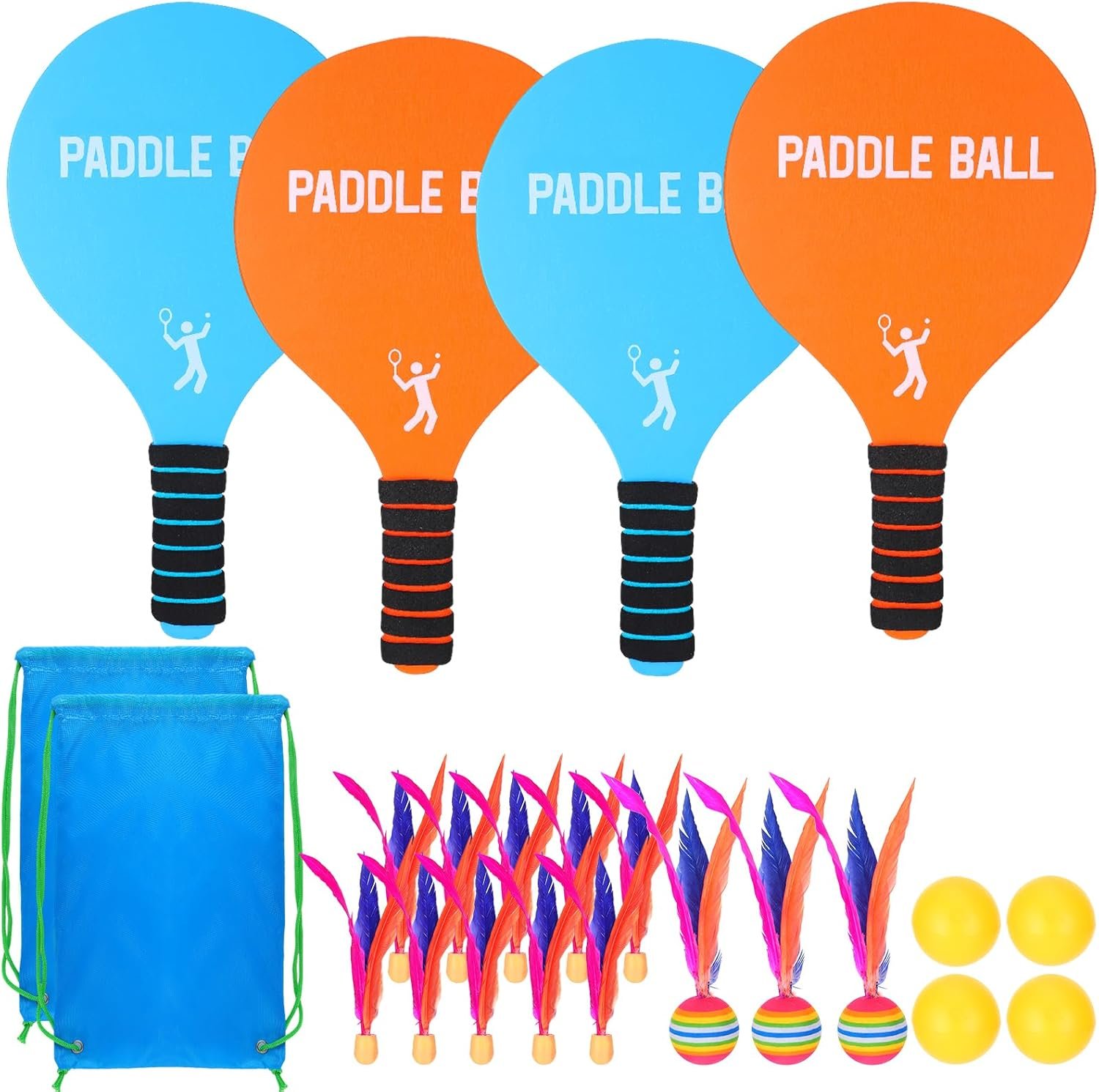 Paddle Up the Fun: Dive into Outdoor Joy with the 2 Paddle Ball Sets ...