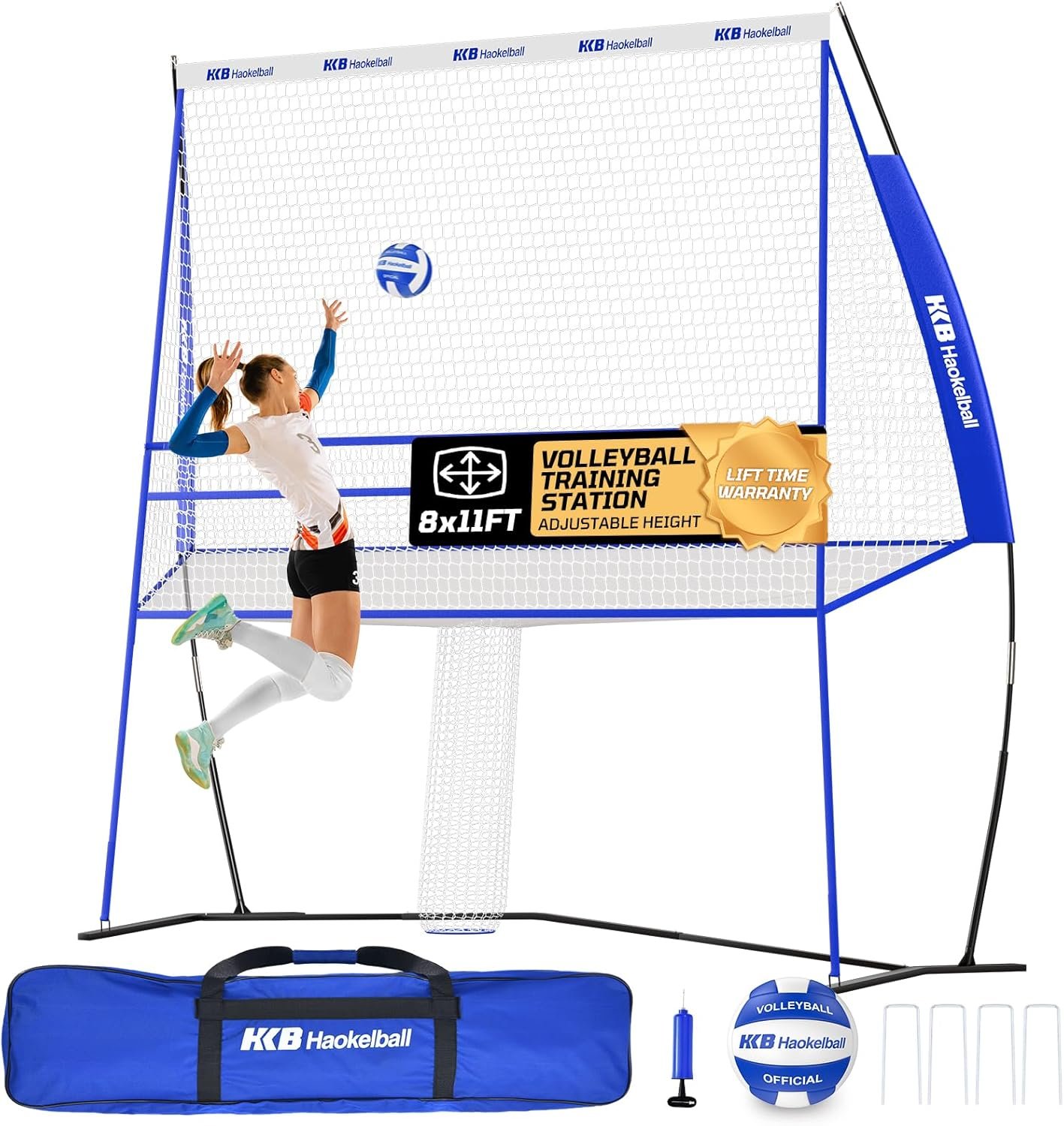 Spike Your Skills: Haokelball Volleyball Practice Net Station Review ...