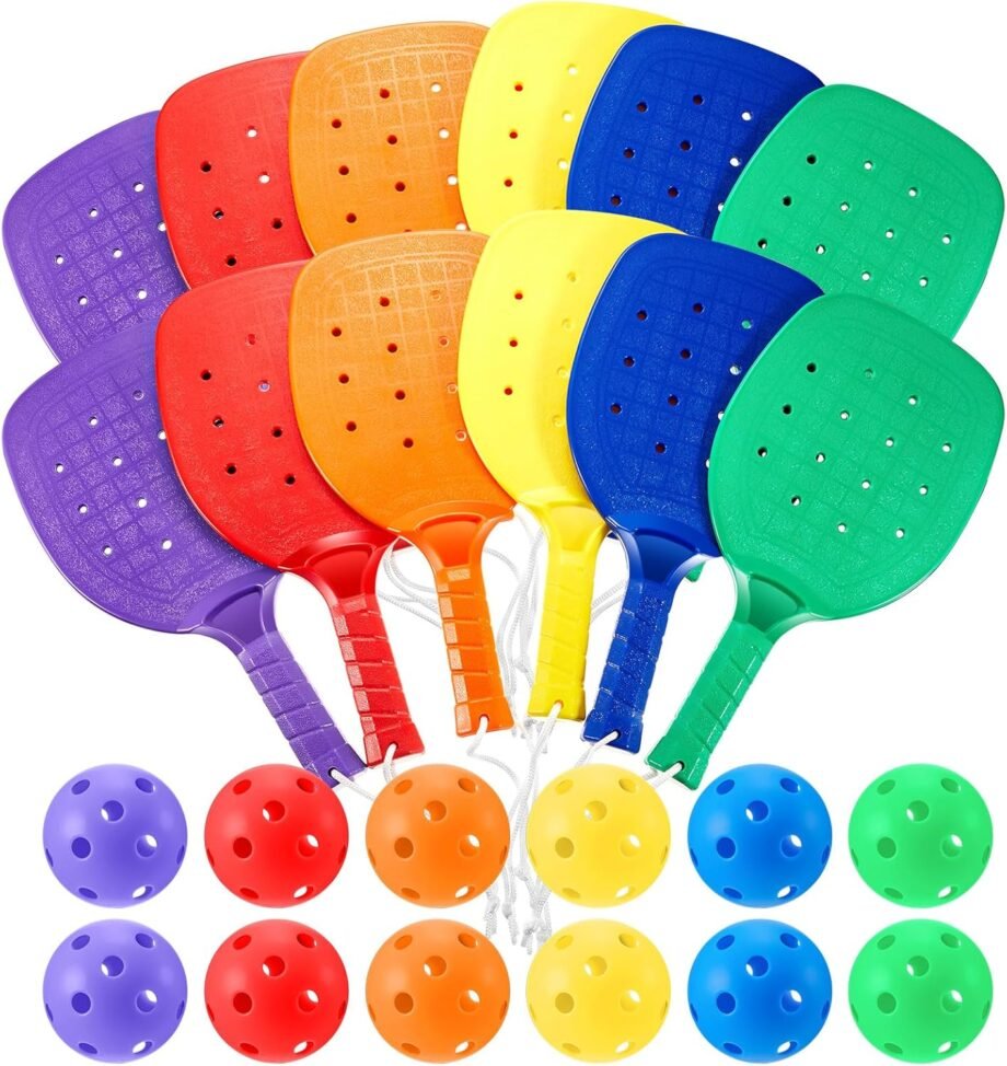 Paddle Up the Fun: A Review of the Colorful Plastic Paddleball Racket ...