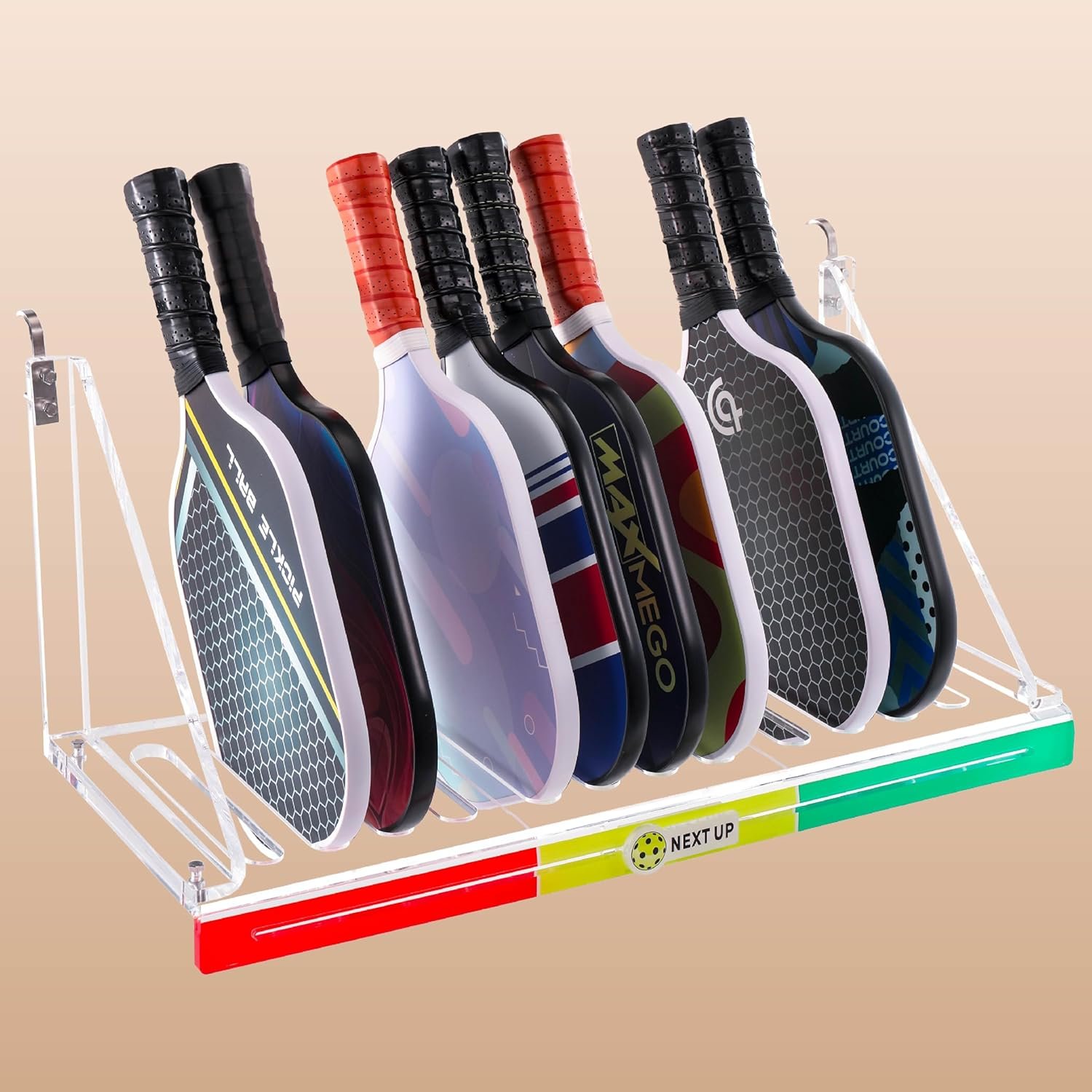 Pickleball Paradise: Review of the LifeLAZA Acrylic Paddle Rack That ...