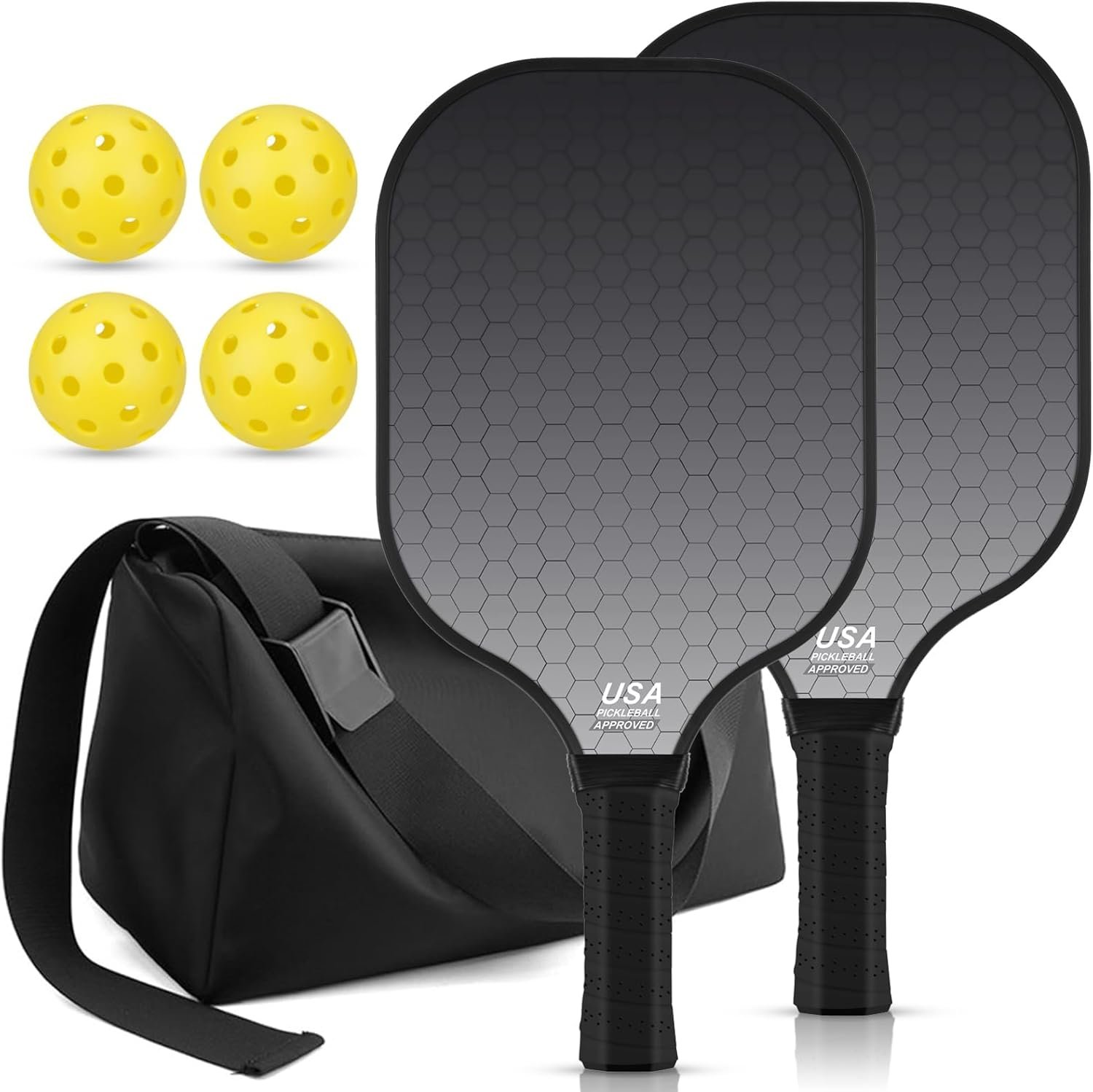 Unleash Your Game: The Ultimate 99.9% T300 Carbon Fiber Pickleball Paddle Duo! - Pro PickleBaller